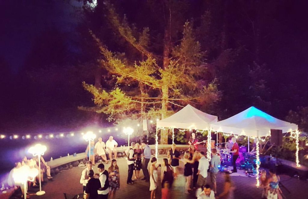 Moonlight reception at the Hilltop - Anderson Lodge