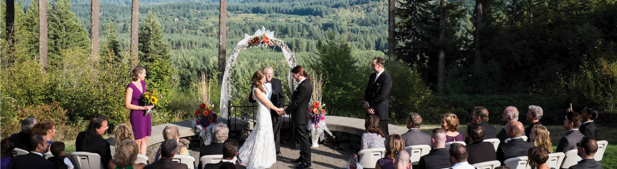 We Host Weddings, Retreats, Reunions for Oregon & Washington Residents